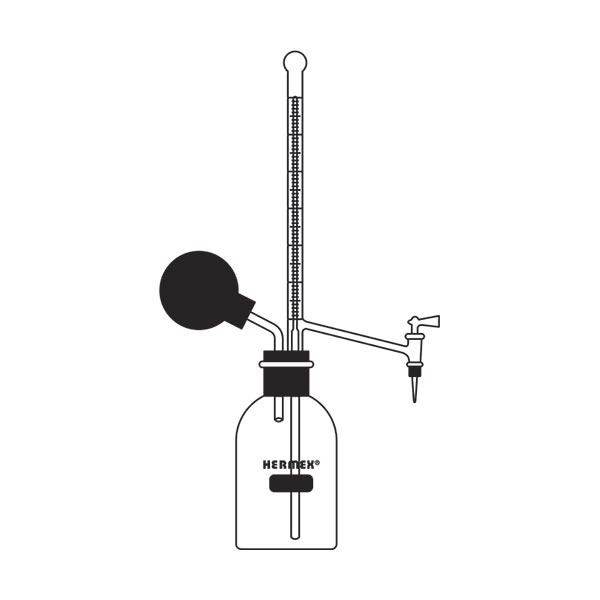 BURETA AUTO GRAD CL "A" T/VD 10 ML FR/1000 ML COMPLETA - HERMEX Fábrica ...